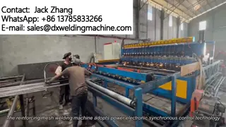 6-12mm Reinforcing Steel Bar Mesh Welding Machine