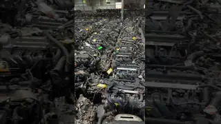 Bulk Engines Ready for Shipment – Warehouse View