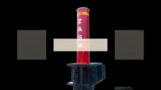 PAS 68 & IWA 14-1 Certified Automatic Rising Bollard with 2,000,000J Impact Resistance and Q345 Carbon Steel Construction