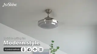 Invisible Ceiling Fan LED Light DC Motor