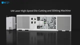 High speed die-cutting and slitting machine
