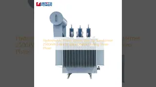 Hydro Transformer 2500kVA 0.4kV to 20kV Power Up