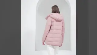 Outside Mid Length Light Spring Coat Elegant Hook Belt  Beige Colour Stylish Spring Jackets For You