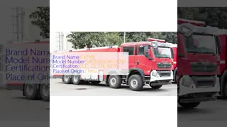 HOWO 21T Fire Truck Liquid Supply Power