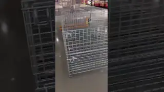 Durable Wire Mesh Container for Logistics