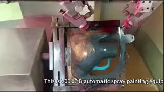 Automated Spray Painting Machine for Art Bottles