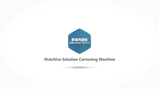 Ampoule Nutritive Solution Cartoning Machine