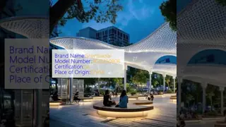 Premium Metal Canopy Architecture Garden Mall City