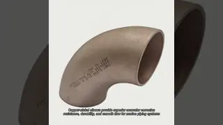 Copper-Nickel Elbows: Superior Seawater Corrosion Resistance for Reliable Marine Piping.