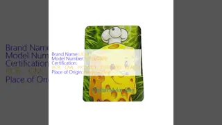 Custom Mylar Stand Up Pouch Zipper Top Snack Bags