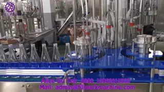 2211 J118 Split-Type Glass Bottle Vacuum Filling and Side-Pull-Tab Capping Machine