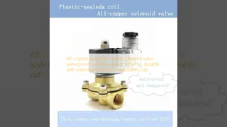Brass Solenoid Valve Water Air Control