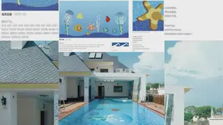 Custom Pool Mosaics Luxury Glass Tile