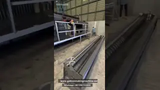 100x120mm Automatic Gabion Mesh Machine for gabion box production
