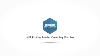 Milk Frother Powder Cartoning Machine