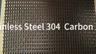 Z-Shape Heat Resistant Continuous Food Grade Stainless Steel 304  Carbon Metal  Baking Conveyor Belt