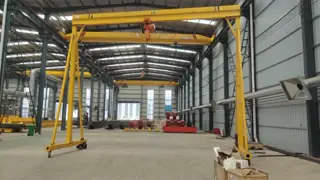 Pre-delivery performance test of the trackless gantry crane for export to Saudi Arabia