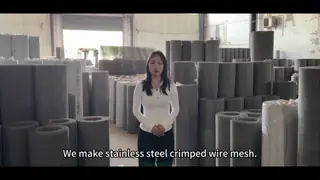 Stainless Steel Crimped Wire Mesh – Different Sizes, Pallet Packing for Safe Transport