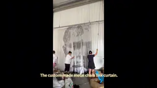 Actual Shooting Video of Metal Chain Link Curtain Production Process
