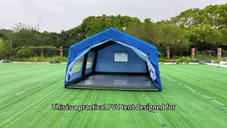 Inflatable Tent Air Beam Oxford Cloth Shelter for Outdoor Camping Event Rental Factory