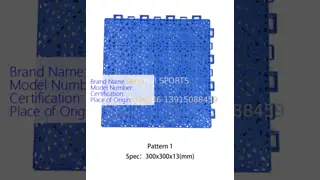 Durable Sports Flooring Easy Install Drainage