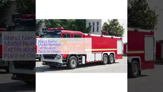 18T Fire Truck 14000L Water 4000L Foam