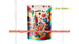 Custom Cartoon Snack Bags Wholesale Packaging