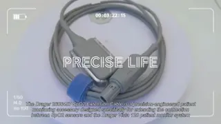 Drager SpO2 Cable Vista 120 Extension 2m