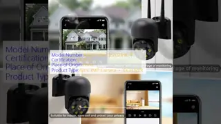 MP PTZ Security Camera System WiFi VR Kit