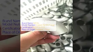 Copper Nickel 1.5D Threaded Elbow ASTM B466M