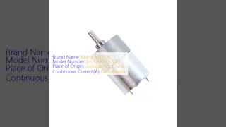 12v Metal Gear Motor for Robots