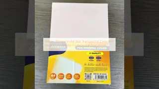 A4 Glossy PVC Binding Covers 180mic