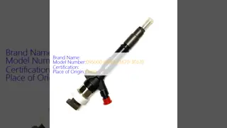 Toyota IMV 1KD FTV Fuel Injector 095000 8560