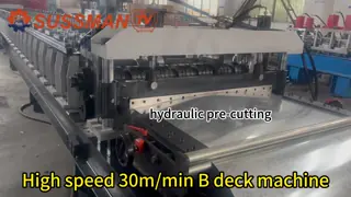 steel B deck roll forming machine