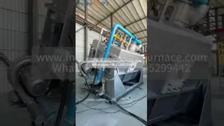 Tilting Gas Aluminum Melting Furnace | Large Industrial Aluminum Melter for Aluminum Ingots & Billet