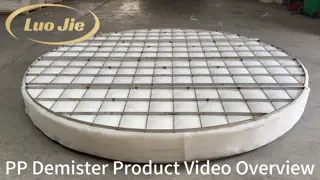 Finished product display of Demister Pad made of polypropylene (PP) material
