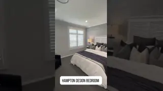 Hamption design bedroom