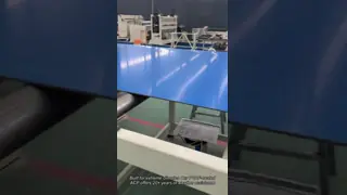 B1 Fire-Rated PVDF Aluminum Composite Panel