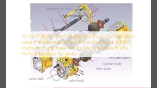 Excavator Hydraulic Pump Repair Kit