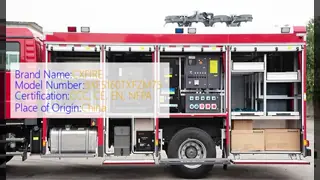 Sinotruk Fire Truck With Generator Telescopic Light