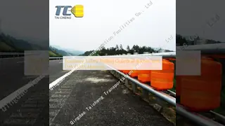 Road Safety Rolling Guardrail Barrier EVA