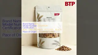 Custom Printed Food Pouches With Clear Window
