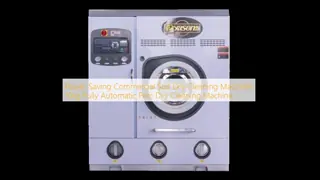 Power Saving Dry Cleaning Machine 10kg