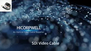 3G/6G/12G Digital Outdoor SDI Cable Reel Video Cable Sdi Cable Reel