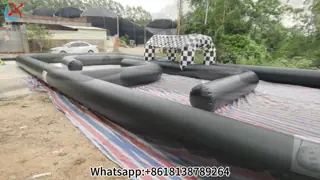 Giant Inflatable Human Foosball Fun