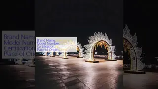 Wedding Arch Lights Tunnel Motif Sculpture
