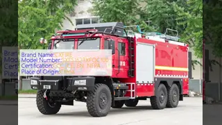 FAW Jiefang All Terrain Fire Truck Ready