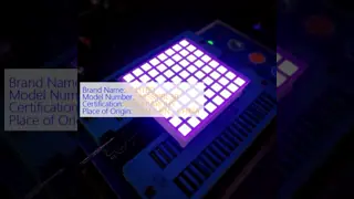 Bright Red 8x8 LED Matrix for Lifts