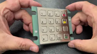 74*74 Compact design 16 keys stainless steel keypad IP65 USB interface