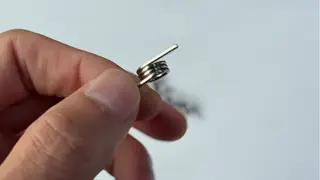Custom Helical Torsion Spring with Legs 304 Stainless Steel 3 Coils 1.2mm Wire Diameter
